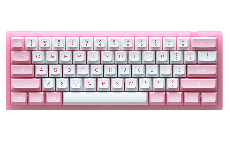 Bàn phím cơ AKKO ACR61 Pink (Hotswap / RGB / AKKO CS sw Jelly Pink ...