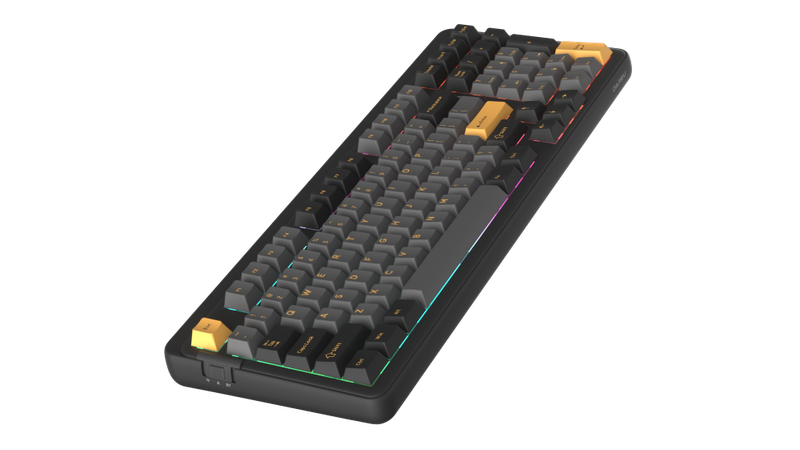 Bàn phím cơ không dây DAREU EK98 PRO - BLACK GOLDEN (Triple Mode, Cher ...