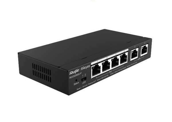 Switch Ruijie Reyee RG-ES206GC-P 6-Port Gigabit Smart POE Switch – Mai ...