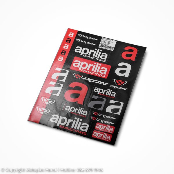 Aprilia Racing Stickers chính hãng – FMG Mobility