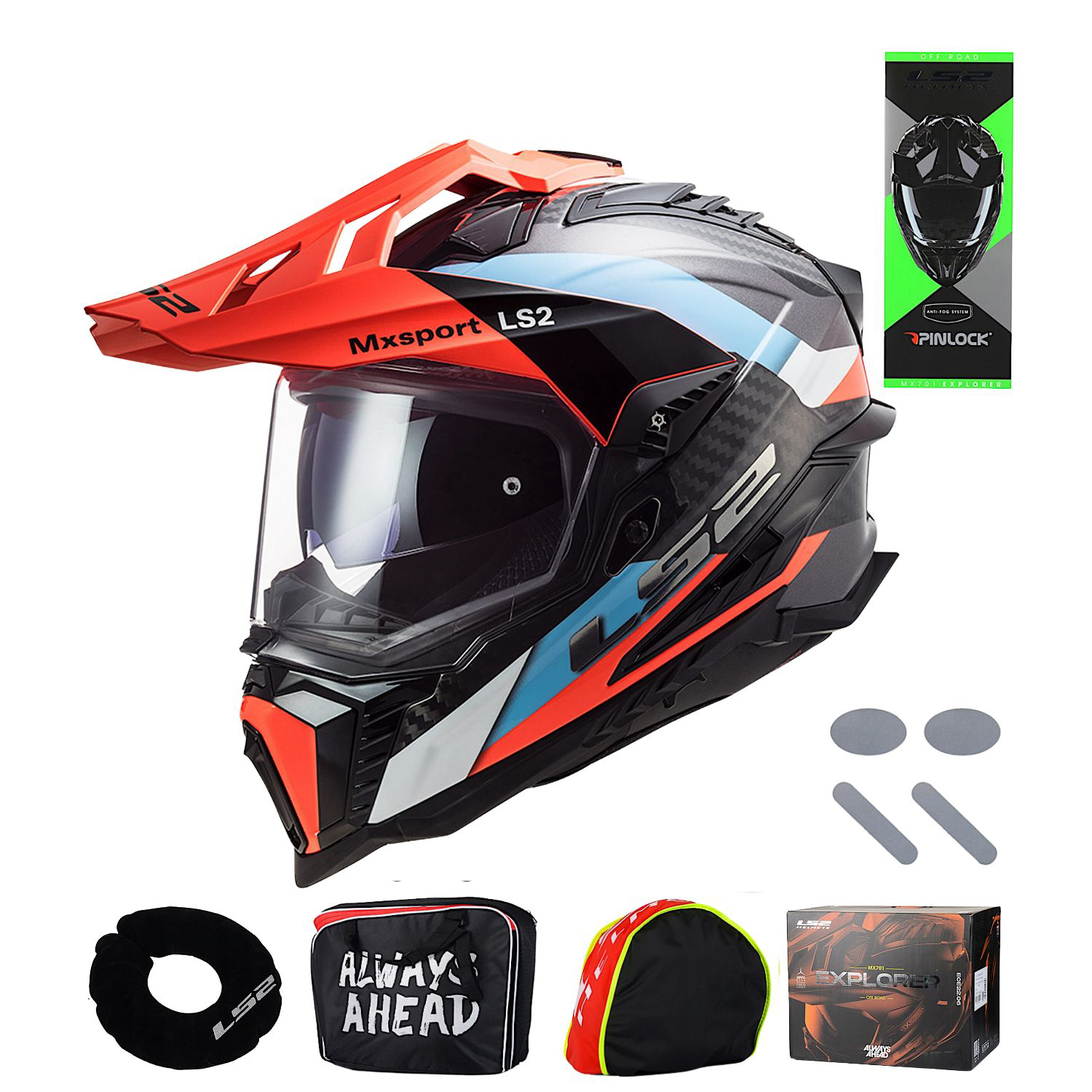 Mũ Cào Cào LS2 MX701 Explorer Carbon – FMG Mobility