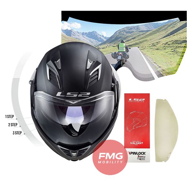 Pinlock Max Vision 70 Cho Mũ Bảo Hiểm Lật Hàm LS2 FF900 Valiant 2 – FMG ...