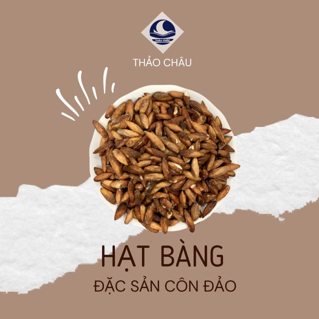 Hạt Bàng Rang Nguyên Chất/ Rang Muối Đặc Sản Côn Đảo Thảo Châu
