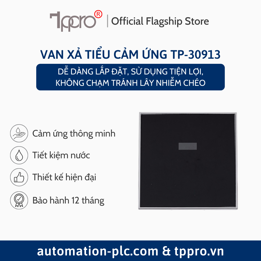 Van Xả Tiểu Nam Cảm Ứng Tự Động TPPRO TP-30913 - Toàn Phát New Technology