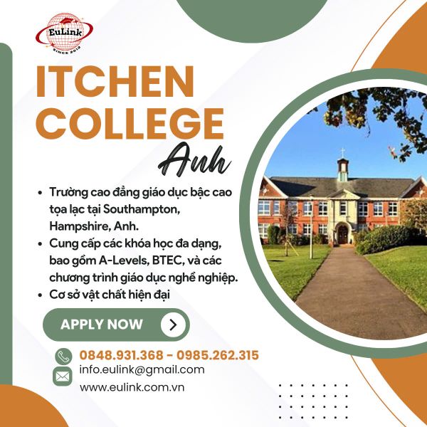 Trường cấp 3 Itchen College – Tư Vấn Giáo Dục EuLink