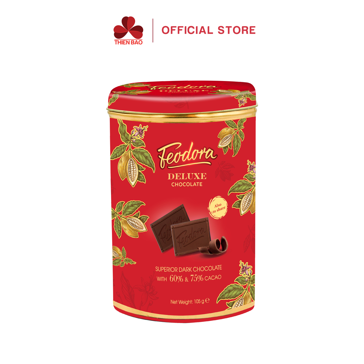 Socola Feodora Dark 150g – Bánh Kẹo Thiên Bảo