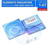 Tròng Kính ELEMENTS BLUE UV CUT NIGHT AR 1.67 – Yoon