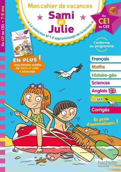 Sami Et Julie - Du Ce1 Au Ce2 - Cahier De Vacances 2023