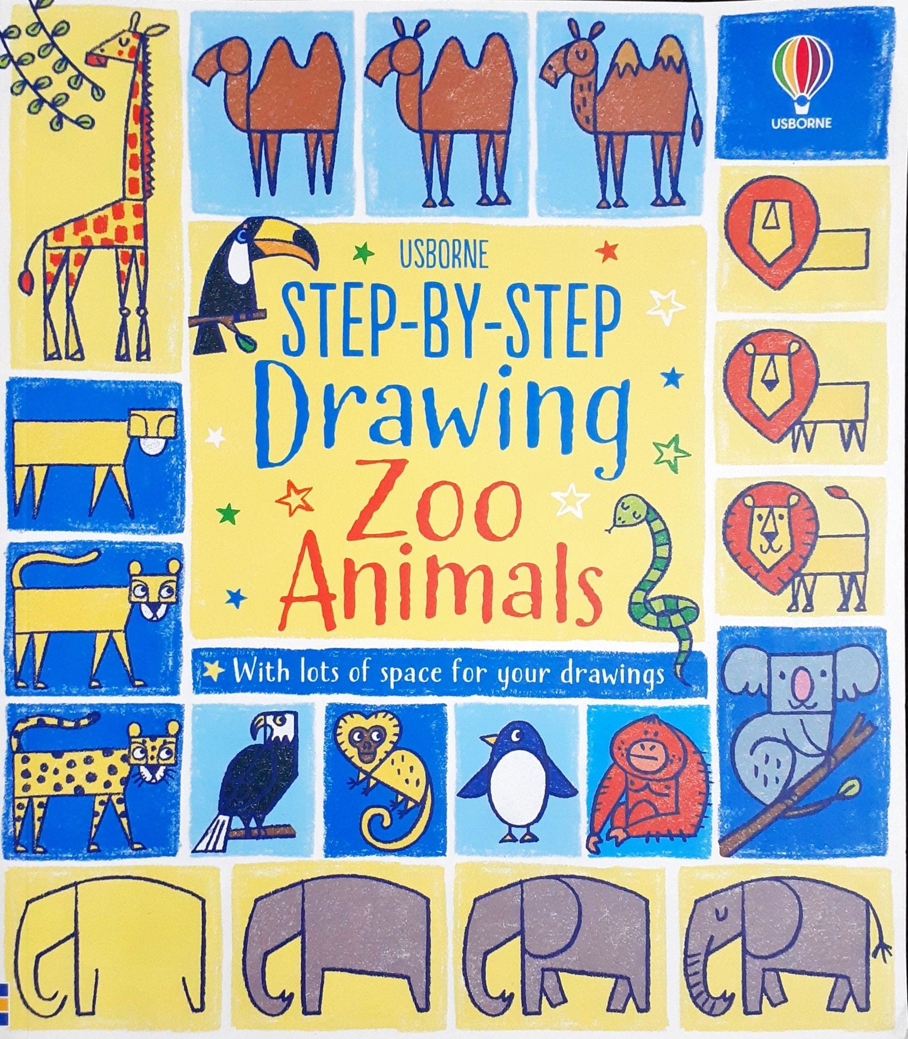 Step-by-step Drawing Zoo Animals