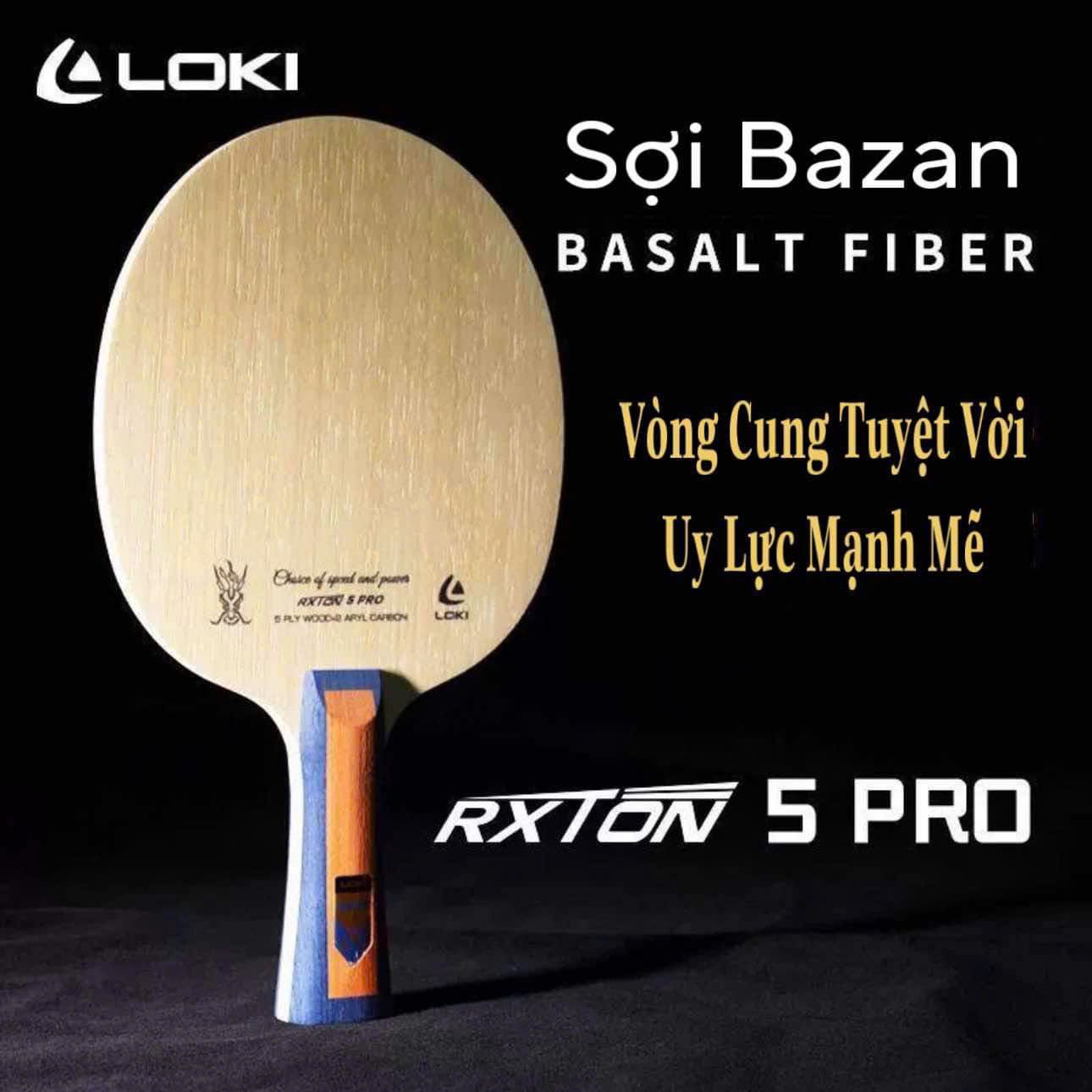 Cốt vợt Loki RXTON 5 PRO – Nhân Fanciko