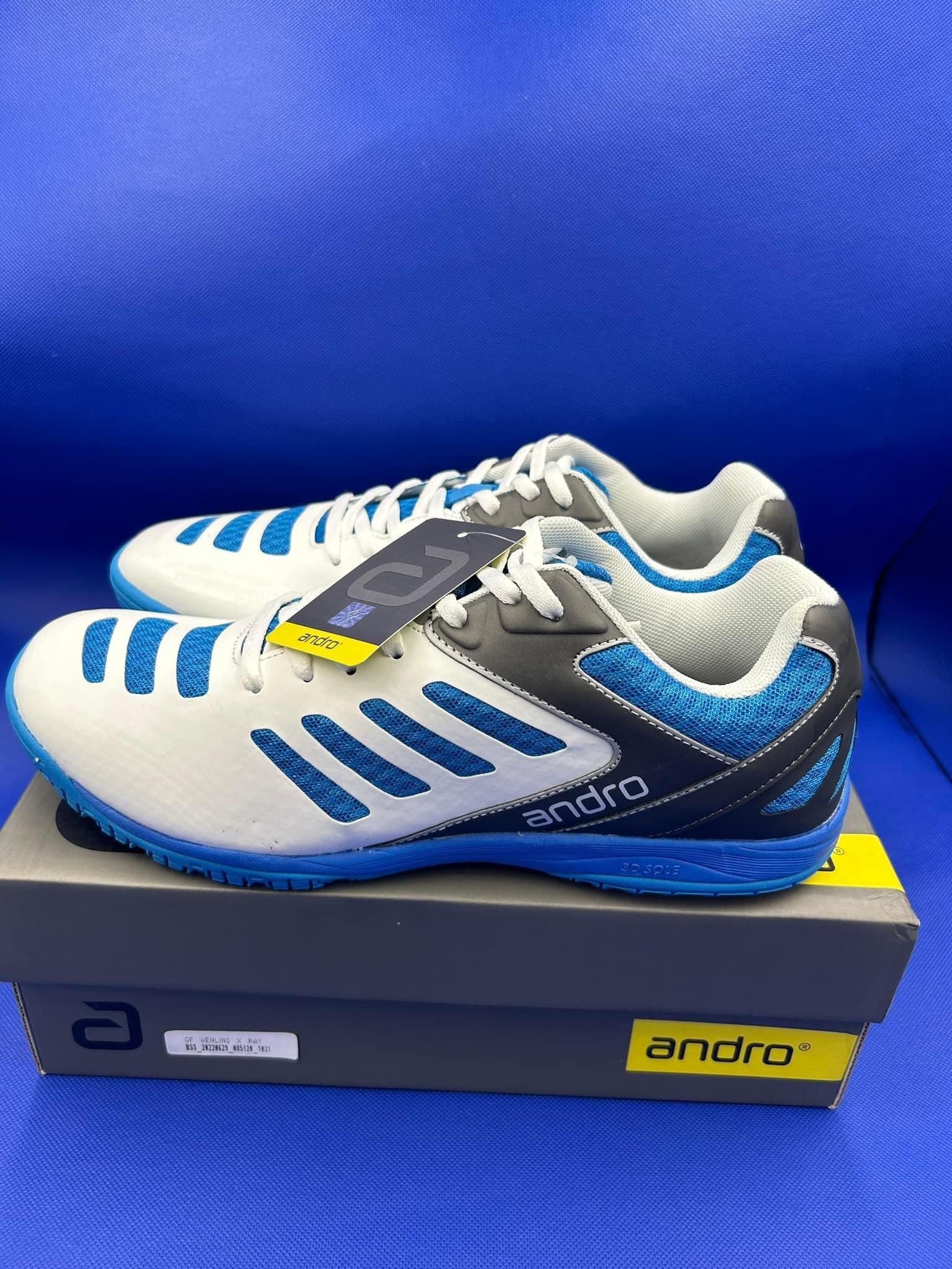 Giày Andro CROSS STEP 2 (Trắng - Xanh Dương) – Nhân Fanciko