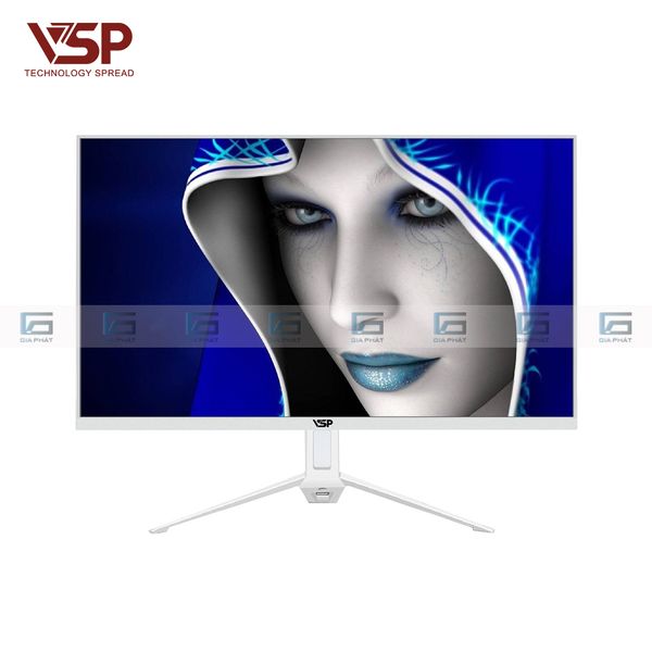 Màn hình phẳng 24 inch LED tràn viền VSP V2408S TRẮNG (Full-HD, IPS, 7 – VI TÍNH GIA PHÁT ...
