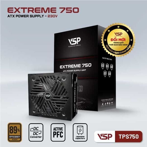 Bộ nguồn VSP Extreme TPS750 - 750W - DC to DC – VI TÍNH GIA PHÁT - vitinhgiaphat.com
