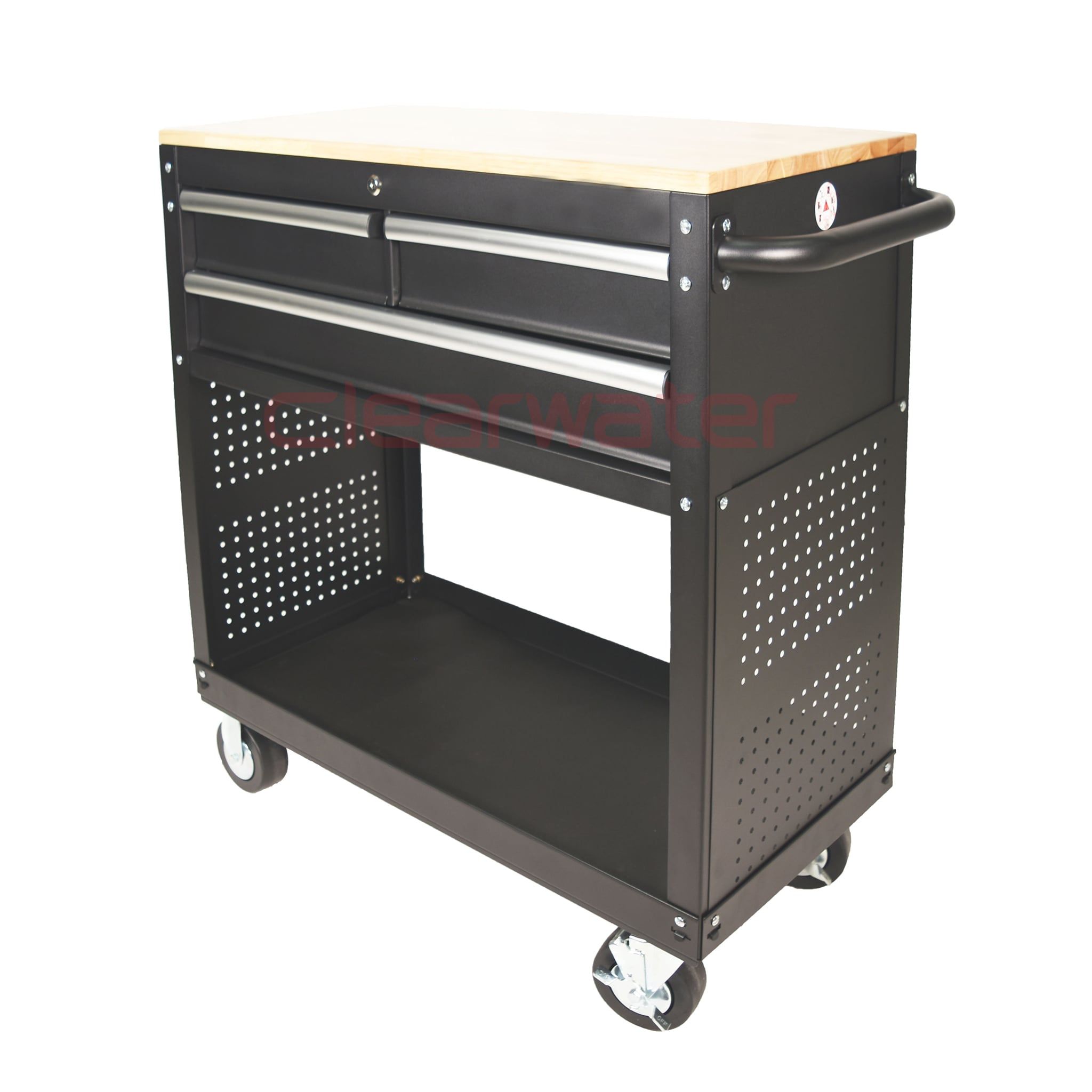 36 INCH 03 DRAWER UTILITY CART – Clearwater Metal