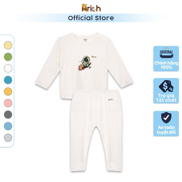Bộ Cộc Cài Vai in Thỏ Vàng ARA225 – Arich
