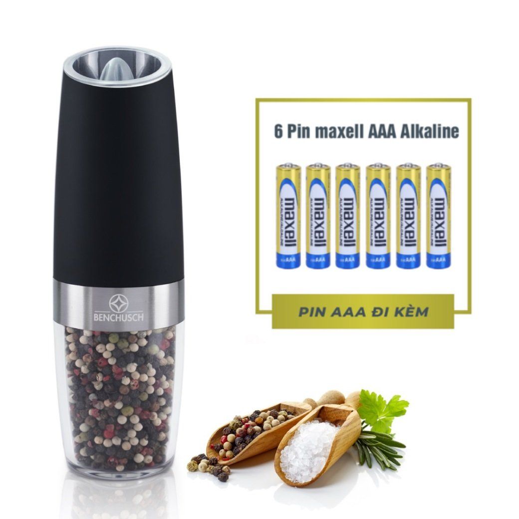Máy Xay Tiêu Tự Động Bằng Pin Benchusch
