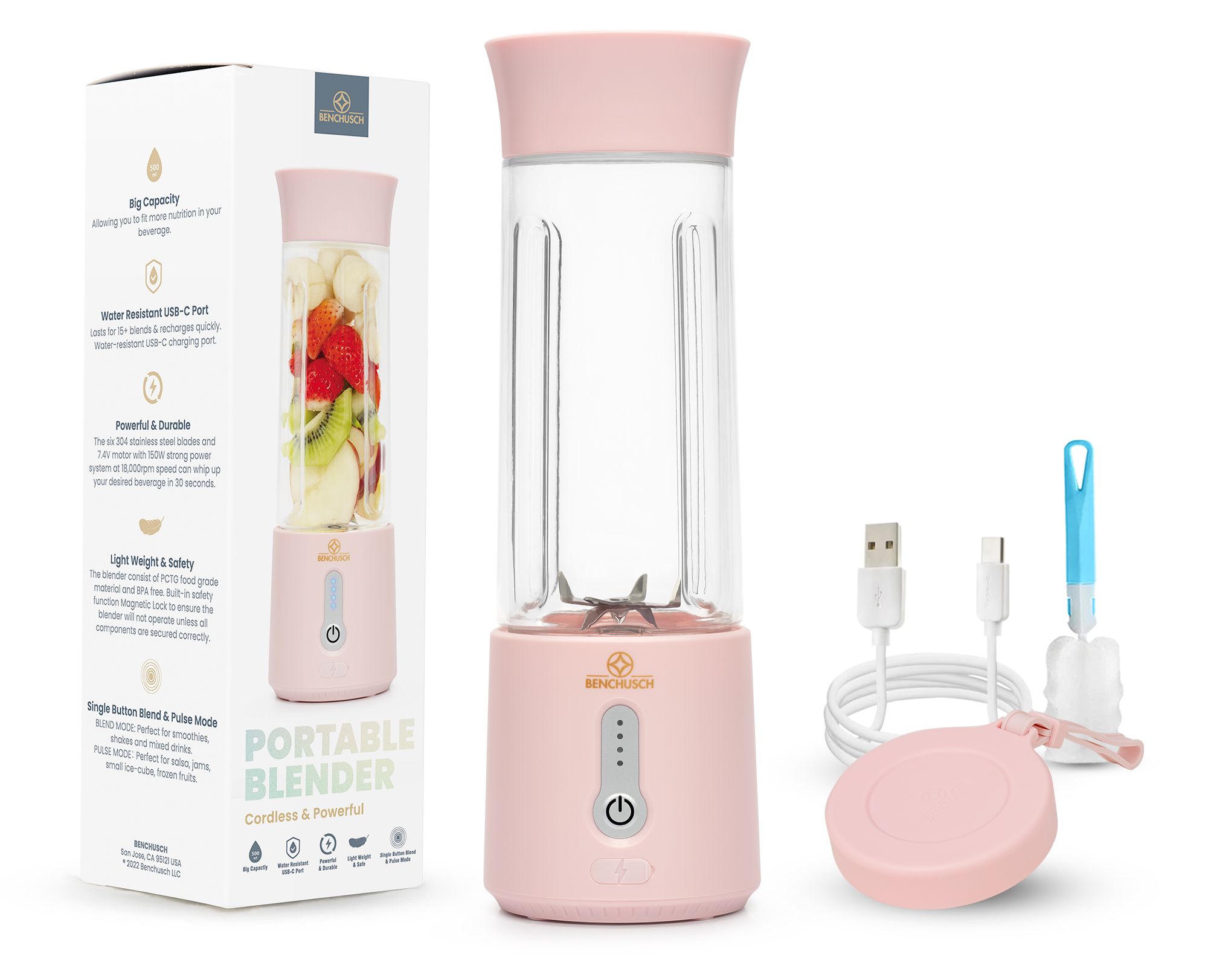 Máy Xay Sinh Tố Cầm Tay Benchusch