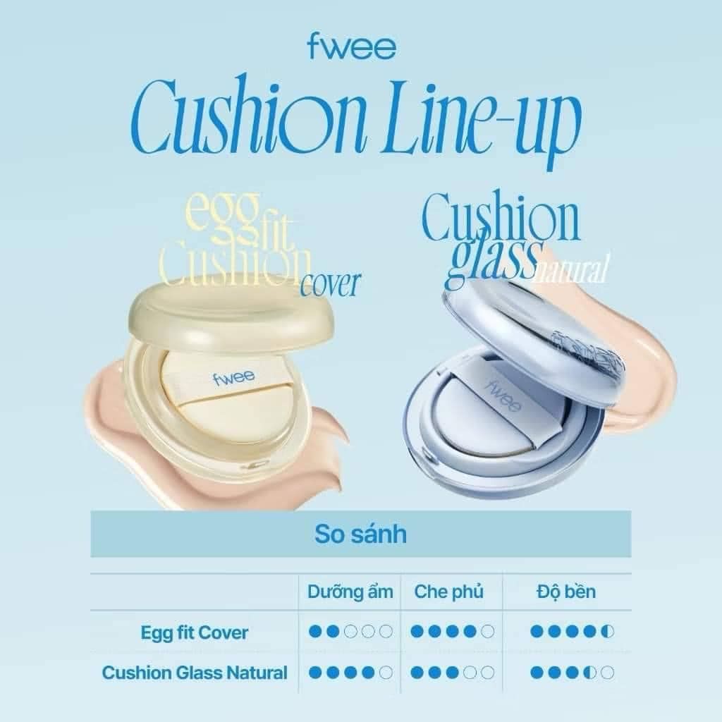 Phấn Nước Fwee Glass Natural Cushion - Taki Beauty Makeup