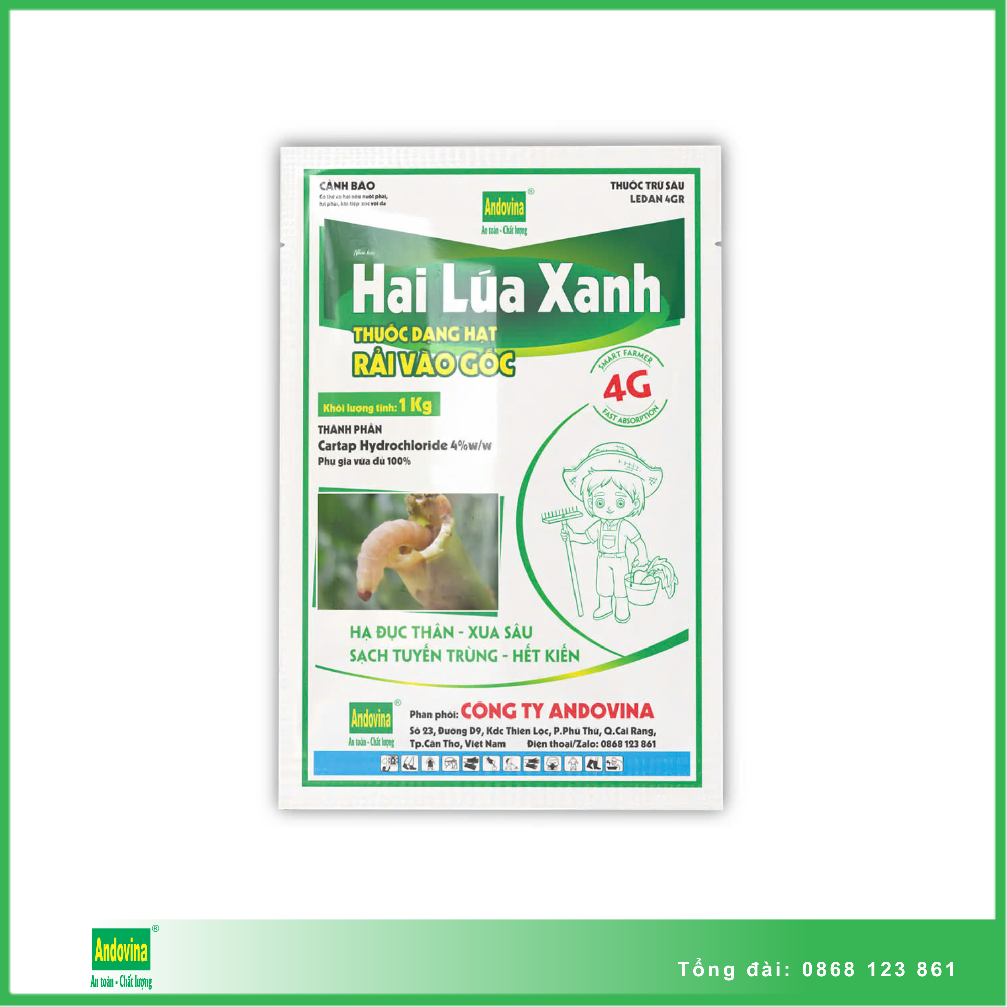 Hai Lúa Xanh 1Kg