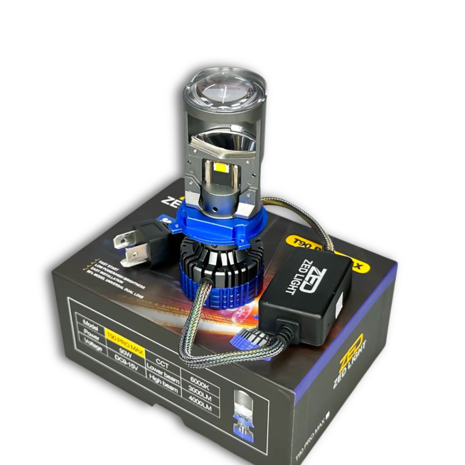 Đèn Pha Bi Cầu T90 ZED LIGHT – ZEDLIGHT