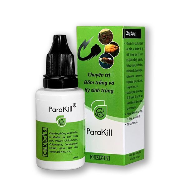 Dưỡng cá Parakill trị nấm, vi khuẩn và ký sinh trùng gây ra giúp cá kh ...