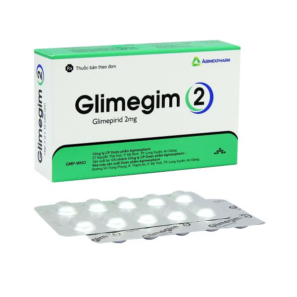 Glimegim 2 Glimepirid 2mg Agimexpharm (/60v) – THUỐC TỐT SÀI GÒN