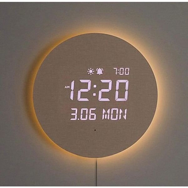 ĐỒNG HỒ TREO TƯỜNG LED MOOAS HÀN QUỐC