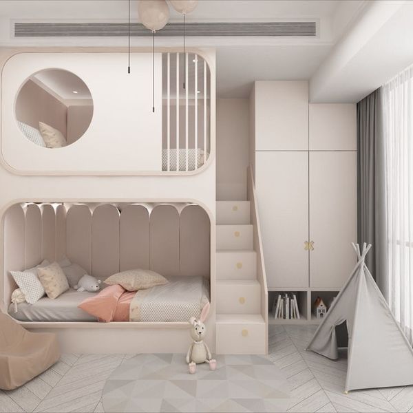 Giường ngủ 2 tầng dành cho bé gái – nahome