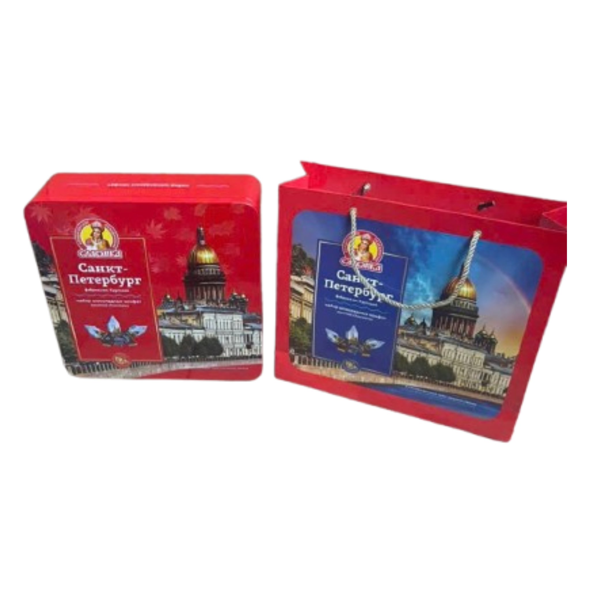 Bánh xốp chocolate Nga hộp thiếc lâu đài 400g – Ahihimart