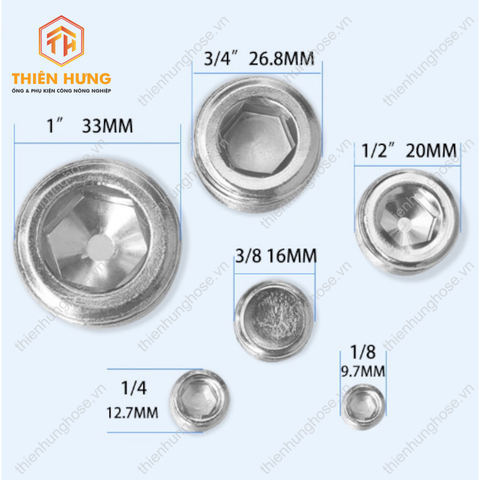 Đầu Nối Ren Inox