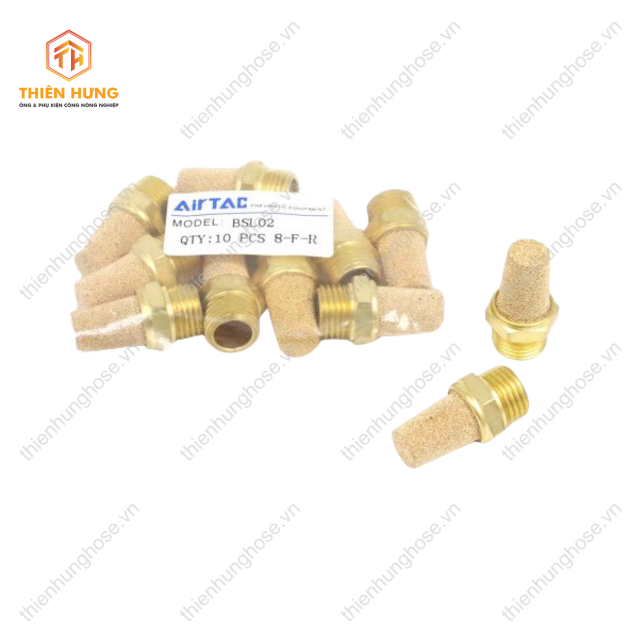 Giảm thanh đồng SL - Ren 9.6mm ~ 27mm