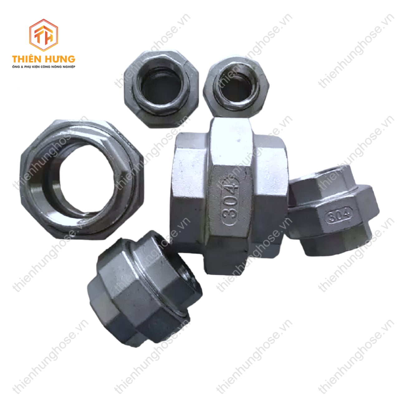 Rắc Co Inox 304 ( Ren 13mm - 60mm)