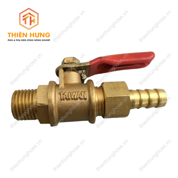 Khóa Van Đồng gạt 2 Đầu 1/4 Tốt (Đài Loan)