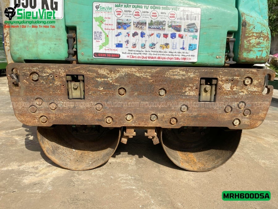 Xe lu rung dắt tay 640Kg Mikasa MRH600DSA Nhật Bản - Máy Xây Dựng Siêu Việt