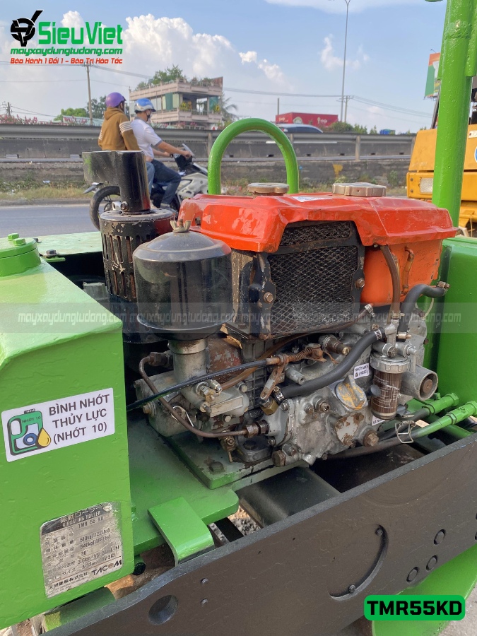 Xe lu rung dắt tay 550Kg Tacom TMR55KD Nhật Bản - Máy Xây Dựng Siêu Việt