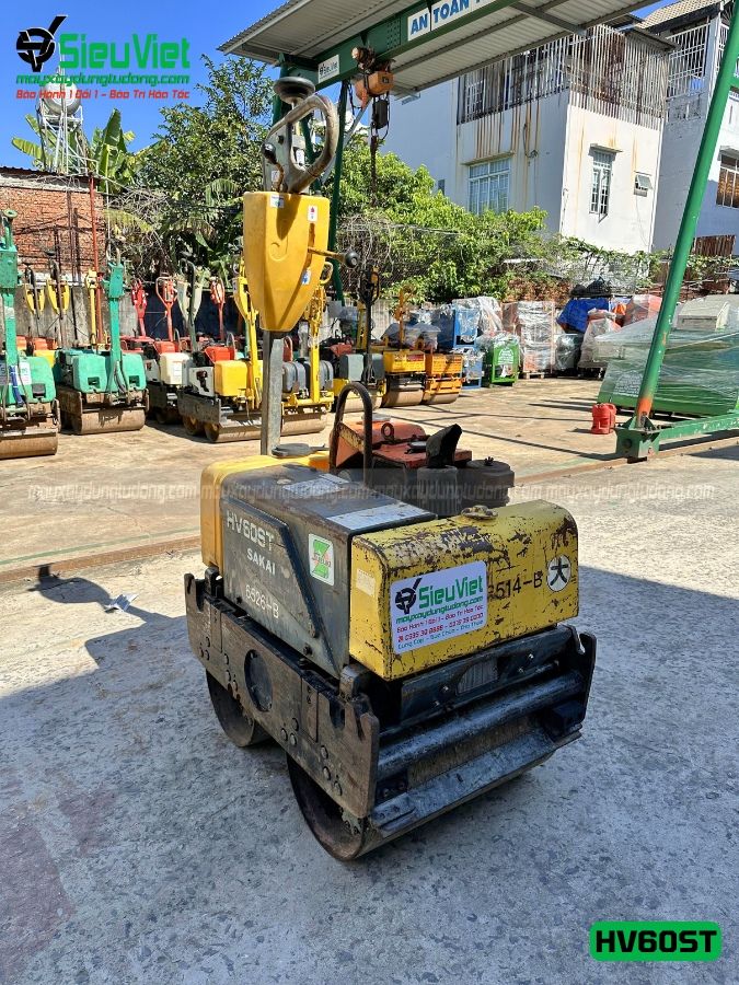 Lu dắt tay 640Kg Sakai HV60ST Nhật Bản - Máy Xây Dựng Siêu Việt