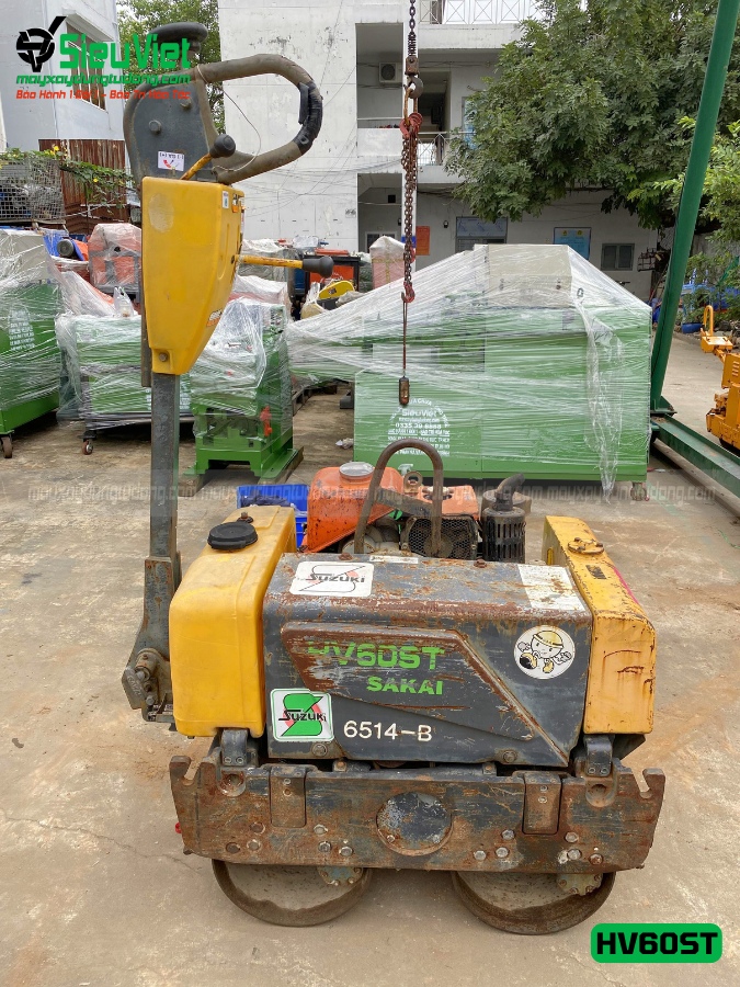 Lu rung dắt tay 640Kg Sakai HV60ST Nhật Bản - Máy Xây Dựng Siêu Việt