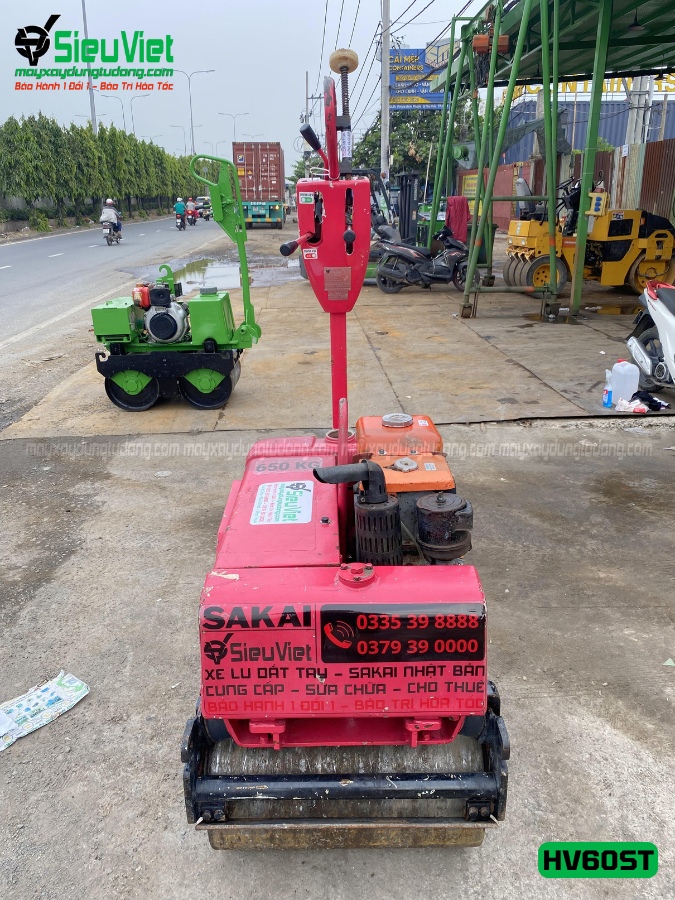 Lu dắt tay 650Kg Sakai HV60ST Nhật Bản - Máy Xây Dựng Siêu Việt