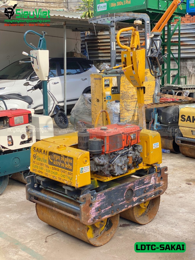 Xe lu dắt tay Sakai cũ 750Kg - 800Kg (Đời cao) - Máy Xây Dựng Siêu Việt