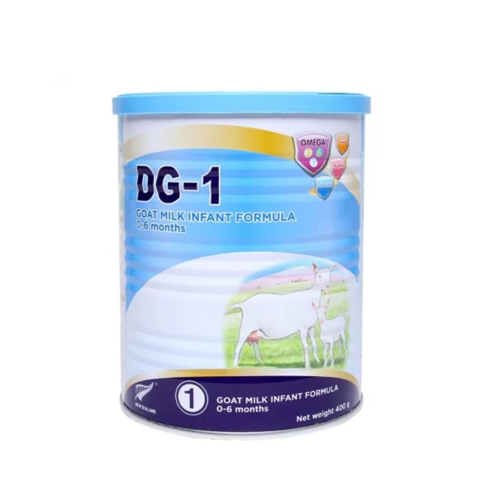 Sữa Dê DG-1 400g cho bé từ 0-6 tháng tuổi - Chuỗi Mẹ và Bé Voi Con