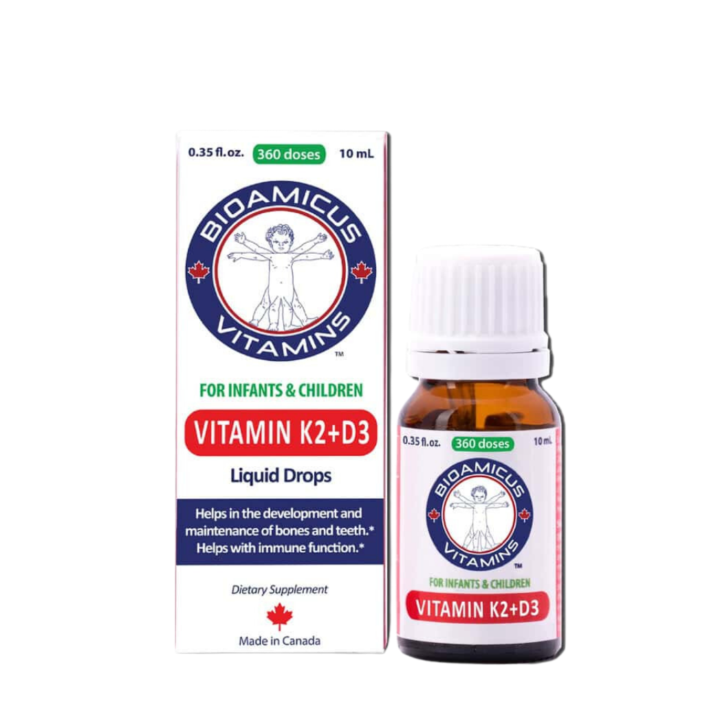 Vitamin D3 K2 BioAmicus 10ml - Chuỗi Mẹ và Bé Voi Con