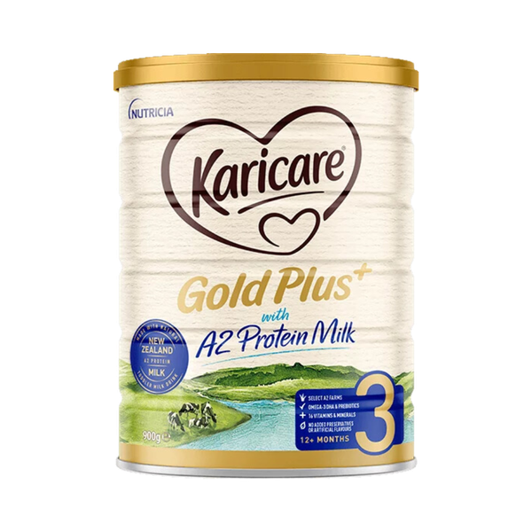 Sữa Karicare Gold Plus đạm A2 số 3 - 900g cho bé trên 12 tháng tuổi - Chuỗi Mẹ và Bé Voi Con