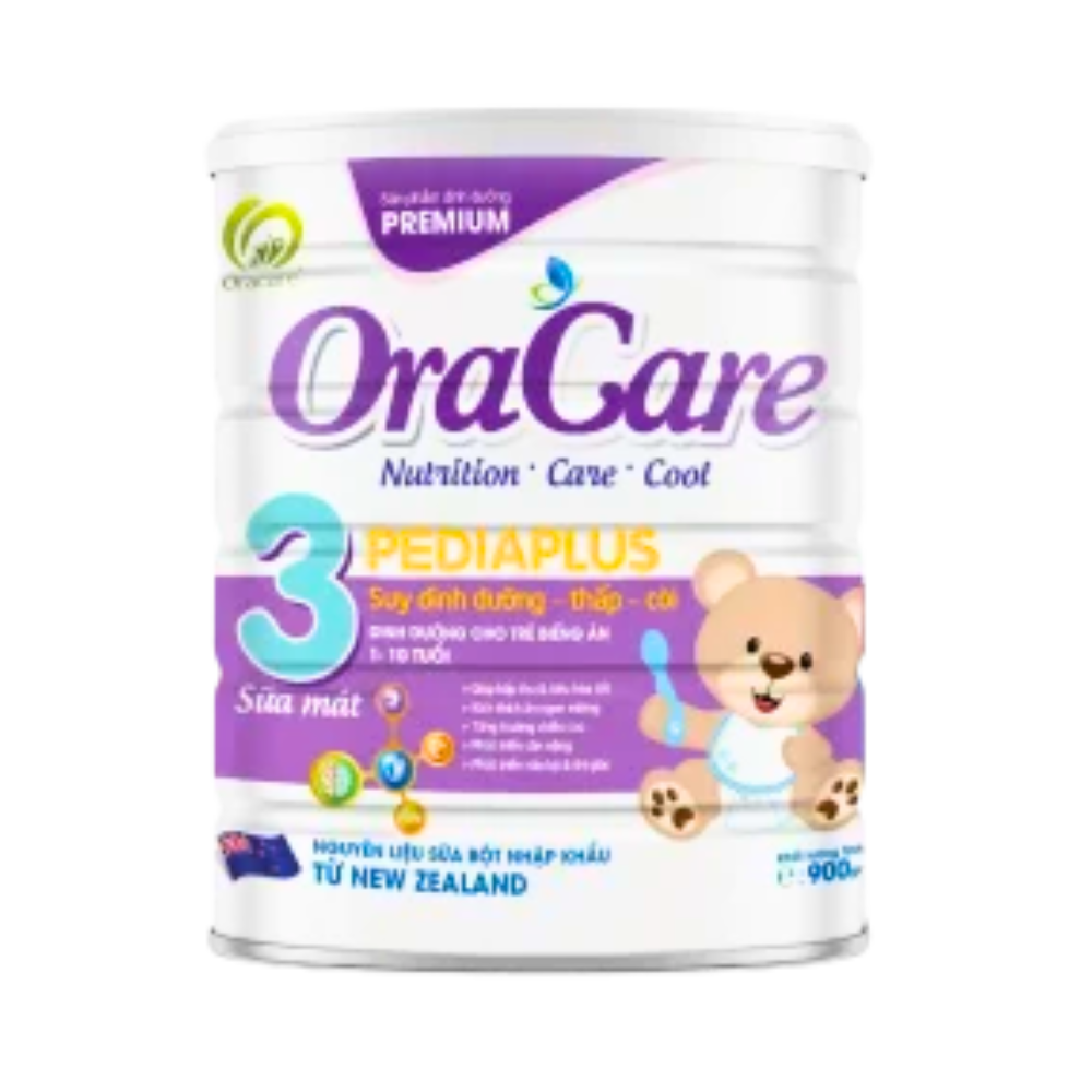 Sữa Oracare Pediasure 3 900g (mẫu mới) - Chuỗi Mẹ và Bé Voi Con