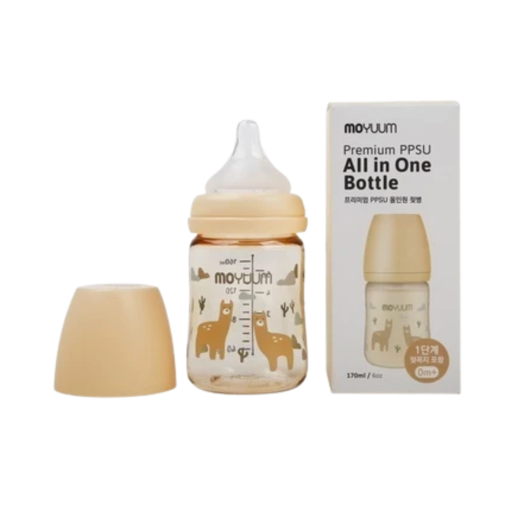 Bình sữa Moyuum bản lạc đà 170ml - Chuỗi Mẹ và Bé Voi Con