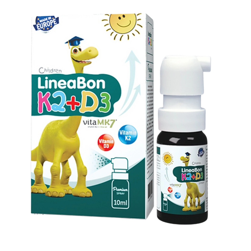 LineaBon K2+D3 dạng xịt (10ml) - Hỗ Trợ phát triển chiều cao & xương ...