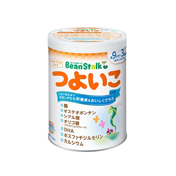 Sữa Beanstalk Tsuyoiko nội địa Nhật 800g (9-36m) - Chuỗi Mẹ và Bé Voi Con