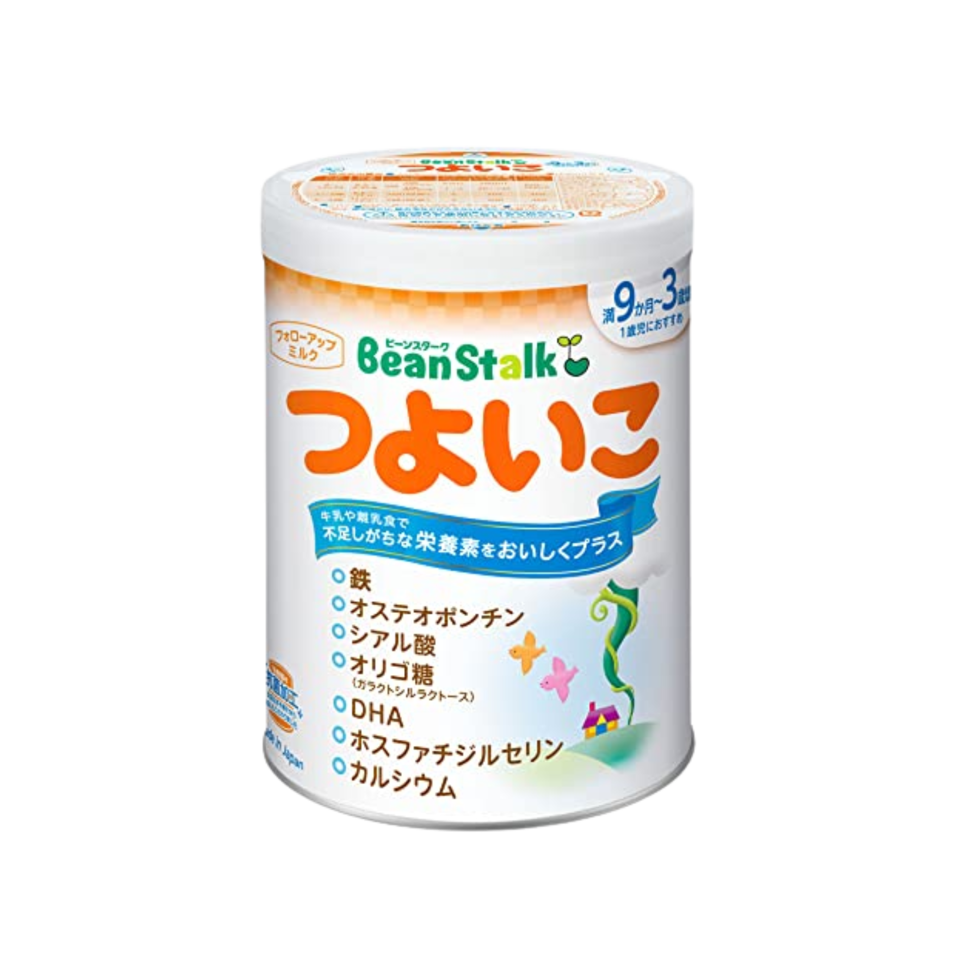 Sữa Beanstalk Tsuyoiko nội địa Nhật 800g (9-36m) - Chuỗi Mẹ và Bé Voi Con