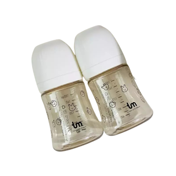 Bình sữa Tovi And Molly Dot Bunny nội địa Hàn 180ml (không núm, bán lẻ - Chuỗi Mẹ và Bé Voi Con