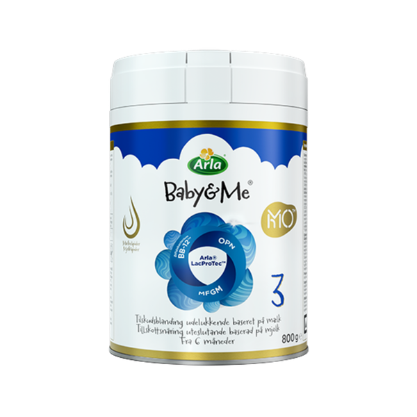 Sữa Arla Baby&Me HMO số 3 (600g) cho bé từ 6 tháng tuổi - Chuỗi Mẹ và Bé Voi Con