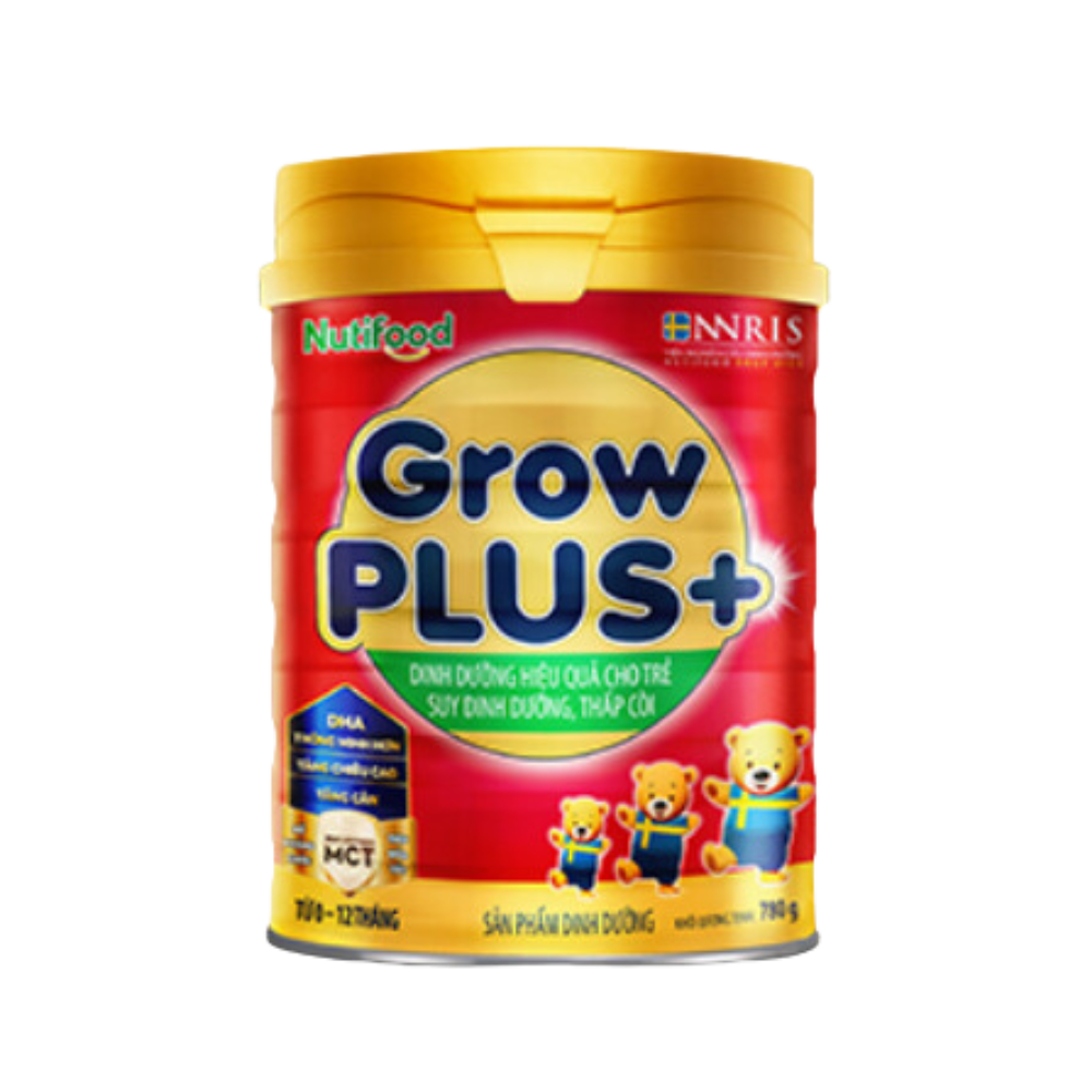 Sữa Nutifood Grow Plus+ đỏ (780g) cho bé từ 0-12 tháng tuổi - Chuỗi Mẹ ...